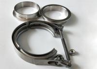 China Custom V Band 3 Inch Exhaust Clamp Flange Heavy Duty Tube Clamp Iso Certified for sale