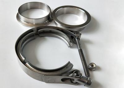 China Custom V Band 3 Inch Exhaust Clamp Flange Heavy Duty Tube Clamp Iso Certified for sale