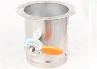 China Air Conditioning 200mm Manual Air Damper , Stainless Steel Material for sale
