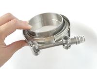 China Turbo Downpipe Exhaust Stainless V-Band Bolt Clamp with Flange for sale