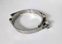 China 55-65MM 	Heavy Duty Pipe Clamps Adjustable Double Band Bolt Hose Clamp for sale