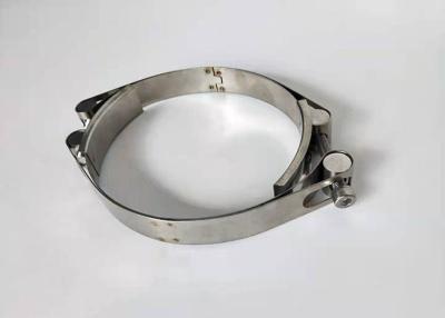 China 55-65MM 	Heavy Duty Pipe Clamps Adjustable Double Band Bolt Hose Clamp for sale