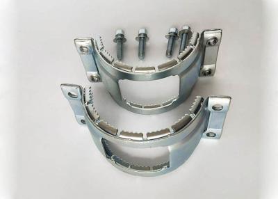 China Type B Heavy Duty Clamps Galvanized Steel Coupling Grip Collar Long Life for sale