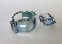 China Custom Galvanized Pipe Coupling Grip Collars Pipe Strap Clamp 3 Inch-12 Inch Diameter for sale