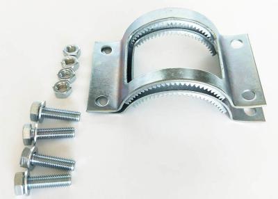 China SML EN877 Drainage System Heavy Duty Steel Pipe Clamps With Flange Connection for sale