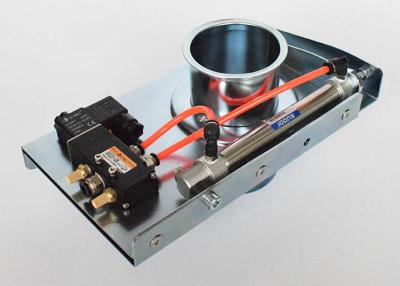 China Circle Pipe Connection Galvanized Duct Zone Dampers Pneumatic Blast Gate for sale