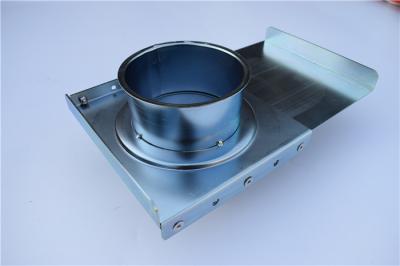 China Self - Cleaning Dust Extractor Blast Gate 150mm Made Of Galvanized Steel for sale