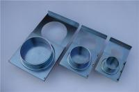 China Manual Blasting Valve Duct Zone Dampers Galvanized Sheet Dust Removal System for sale
