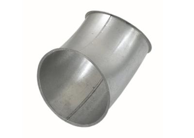 China 80mm Diameter Dust Collection Fittings Ducting Bends Of Galvanized Steel for sale