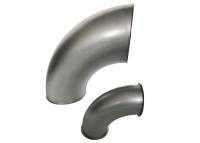 China 45 Degree Dust Collection Duct Pipe Pressed Ventilation Bends Use In HAVC for sale