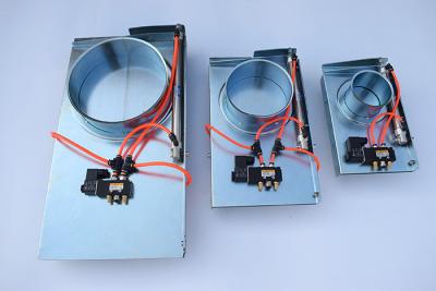 China 8 Inch Dust Collector Blast Gate Ac Zone Dampers With Electricity Control for sale