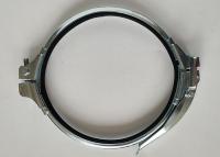 China Rubber Lined Heavy Duty Pipe Clamps Quick Release Galvanized Steel Longlife for sale