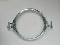 China Galvanized Steel Various Size Heavy Duty Pipe Clamps For Dust Extraction System for sale