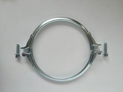 China Galvanized Steel Various Size Heavy Duty Pipe Clamps For Dust Extraction System for sale