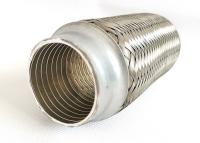 China 2.5 Inch Auto Exhaust Flexible Pipe , Flexible Metal Hose Aluminized Steel for sale