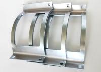 China Stable Pressure Heavy Duty Pipe Clamps Galvanized Steel Grip Collars Coupling With Teeth for sale