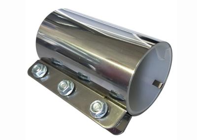 China Stainless Steel Pneumatic Conveying System 114mm Heavy Duty Pipe Clamps for sale