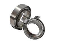 China Male Female Flange 38.9mm V Band Exhaust Clamp for sale