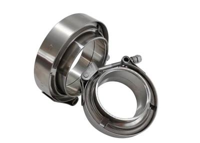 China Male Female Flange 38.9mm V Band Exhaust Clamp for sale