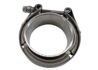 China Sing Bolt V Band Exhaust 38.9mm Quick Release Pipe Clamp With Flange for sale