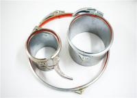 China 150mm 1mm Galvanised Steel Duct Clamp for sale