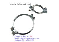 China Galvanized 200mm OEM Quick Release Duct Clamps for sale
