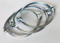 China OEM V Gasket Tubing 100mm Steel Duct Clamp for sale