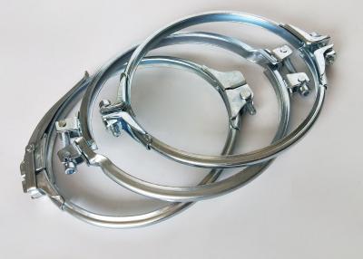 China OEM V Gasket Tubing 100mm Steel Duct Clamp for sale
