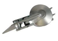 China 4 Inch Galvanized Carbon Steel Tractor Exhaust Stack Rain Cover for sale