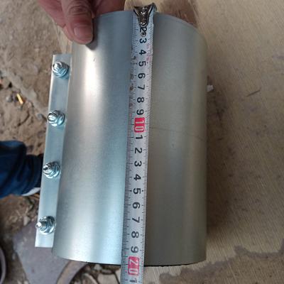 China Zinc Plated Sheet Double Protective Cover Morris Pipe Couplings With Rubber Sheet for sale