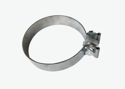 China 1.8mm Thick Narrow Exhaust Band Clamps For Muffler Pipes for sale