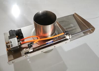 China 100mm Pneumatic Dust Collection Blast Gate With Straight Edge for sale