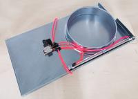 China 350mm Dust Extraction Pneumatic Slide Damper With Flange for sale