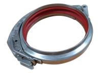 China 150MM Stainless Steel Cinch Clamps Dust Collection Fittings for sale