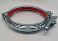 China Dust Extraction System 120mm HVAC Galvanized Pipe Clamp for sale