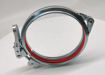 China 140mm Dust Collection OEM Galvanised Pipe Repair Clamp for sale