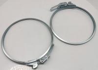 China 160mm Slim Rapid Lock Ring Steel ODM Galvanized Pipe Clamp for sale