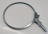 China 200mm Slim Dust Collection System ISO Galvanised Tube Clamps for sale