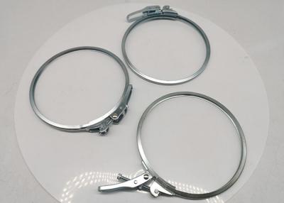 China ODM 80-600mm Galvanized Pipe Clamp Connecting Duct Pipe for sale