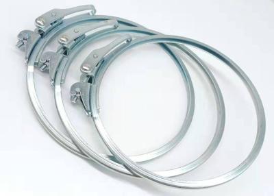 China Ul Press Type Flange 80mm Galvanized Pipe Clamp Together Duct for sale