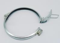 China Ventilation Ducting 80mm Galvanised Pipe Clamps Quick Lock Fittings for sale