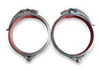China 160mm Galvanized Pipe Clamp for sale