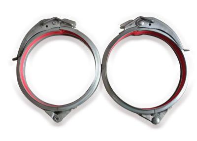 China 160mm Galvanized Pipe Clamp for sale