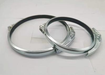 China Oem Galvanized Repair Clamp For Ductwork Rolled Edge And Flange Edge for sale