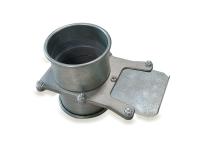 China Galvanized sheet Dust Collection Blast Gate Slide Dampers Manual for sale
