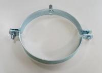 China OEM 200mm Galvanized Pipe Clips Metal Tube Mounting Brackets for sale