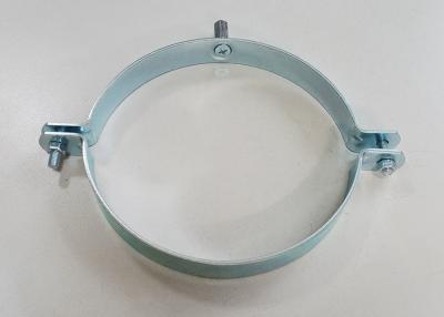 China OEM 200mm Galvanized Pipe Clips Metal Tube Mounting Brackets for sale
