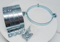 China 200mm Electro Galvanized Pipe Clamp OEM / ODM for sale