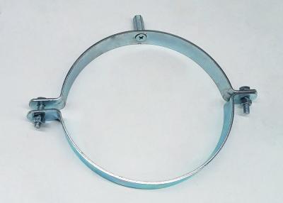 China 2 Inch Carbon Galvanised Tube Clamps Without Sealing Rubber Gasket for sale