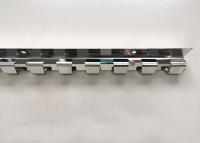China Suspended Panel Stainless Steel Stamped Parts For Pvc Strip Curtain for sale